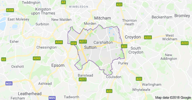 Sutton map - Clear Space
